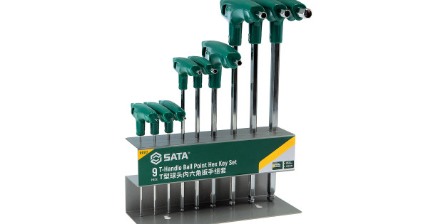 9Pc. T-handle Ball Point Hex Key Set